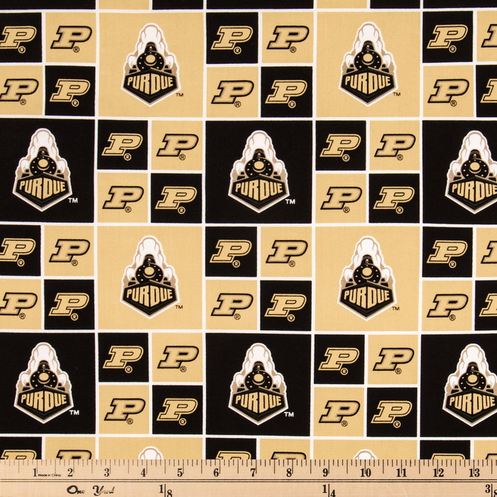 Purdue Block Collegiate Cotton Fabric | Hobby Lobby | 953927