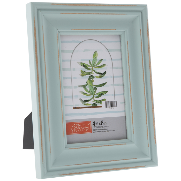 Blue Distressed Wood Frames