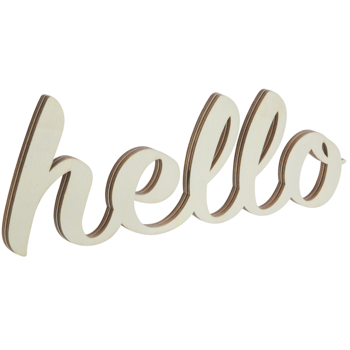 Hello Wood Cutout | Hobby Lobby | 1607035