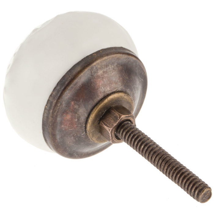 White Scroll Embossed Knob | Hobby Lobby | 1543867