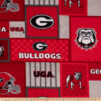 Georgia Patch Collegiate Fleece Fabric | Hobby Lobby | 952184