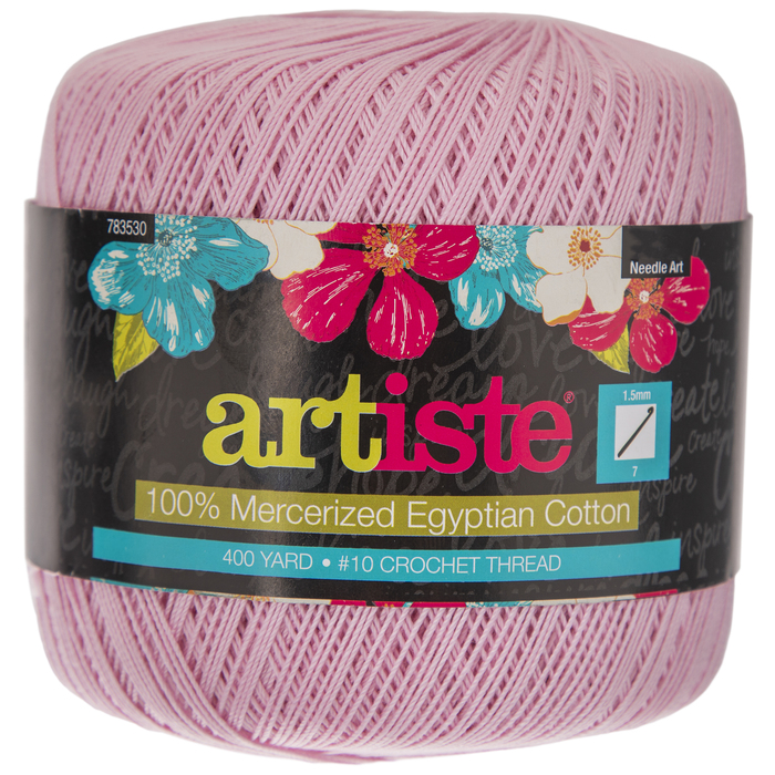 Rose Quartz Artiste Cotton Crochet Thread | Hobby Lobby | 783530