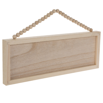 Beaded Rectangle Wood Wall Decor | Hobby Lobby | 1915818