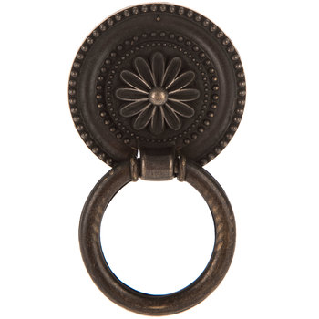 Bronze Floral Metal Ring Pull | Hobby Lobby | 1364355