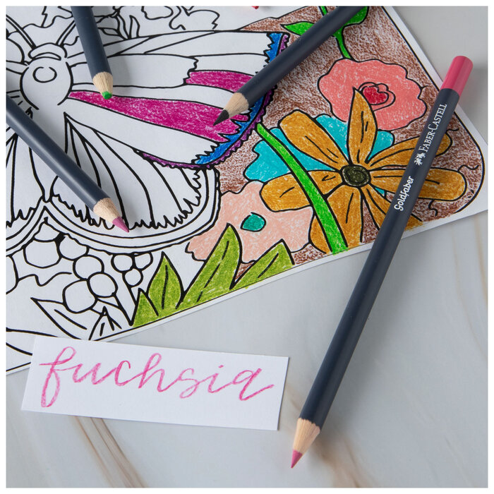 123 Fuchsia Faber-Castell Goldfaber Colored Pencil | Hobby Lobby | 1541267