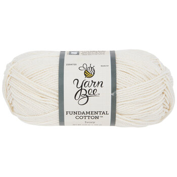 Ivory Yarn Bee Fundamental Cotton Yarn | Hobby Lobby | 2204725