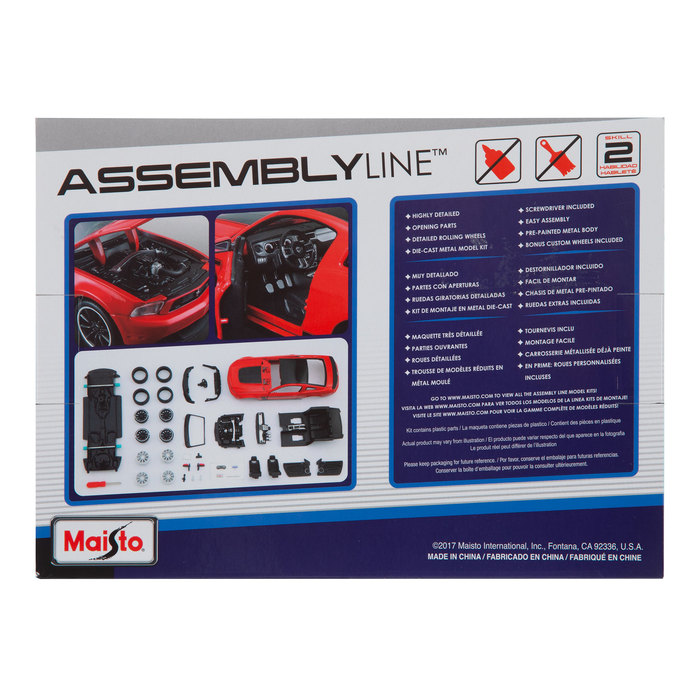 Ford Mustang Boss 302 Die-Cast Metal Model Kit | Hobby Lobby | 101402