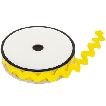 Yellow Medium Rick Rack Trim - 1/2" | Hobby Lobby | 477497