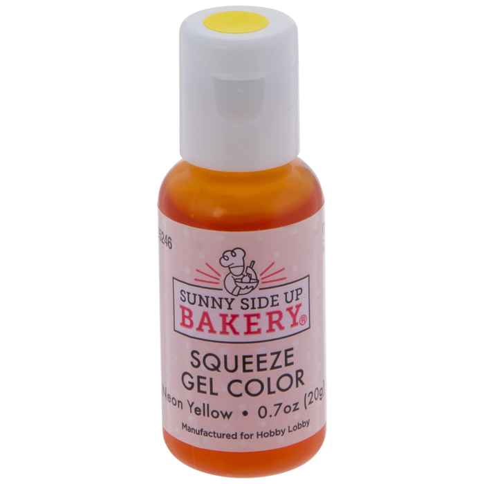 Neon Yellow Squeeze Gel Color - 20 Gram | Hobby Lobby | 865246