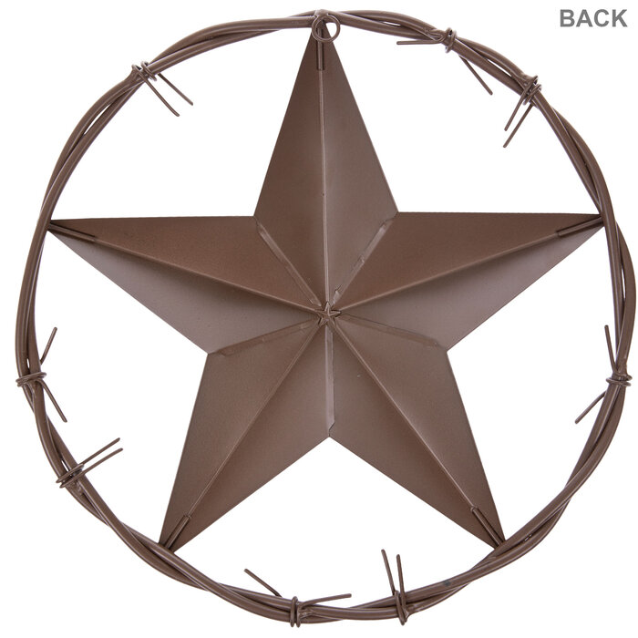 Brown Star In Circle Metal Wall Decor | Hobby Lobby | 139881