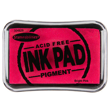 Bright Pink Stampabilities Pigment Ink Pad | Hobby Lobby | 504829