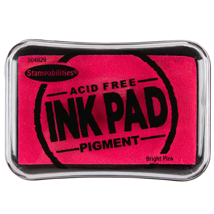 Bright Pink Stampabilities Pigment Ink Pad | Hobby Lobby | 504829