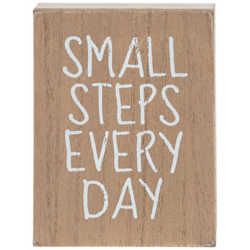 Small Steps Every Day Wood Decor | Hobby Lobby | 2177426