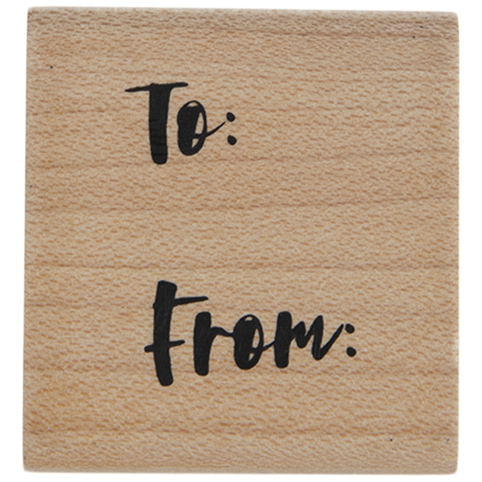 To & From Handwritten Rubber Stamp | Hobby Lobby | 1986272