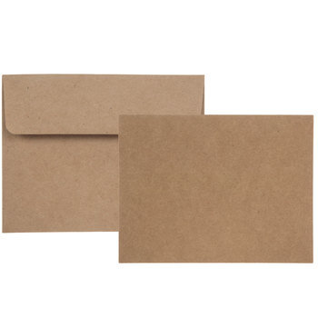 Kraft Flat Cards & Envelopes - A2 | Hobby Lobby | 1831247