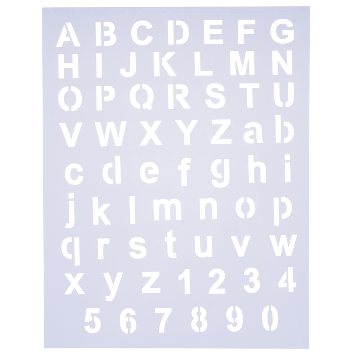 Basic Block Alphabet Stencil | Hobby Lobby | 825547