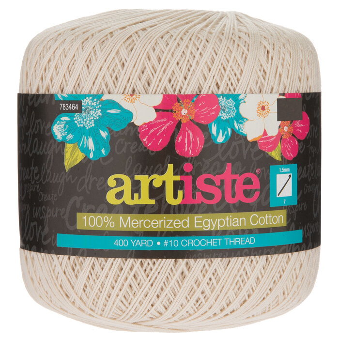 Eggnog Artiste Cotton Crochet Thread | Hobby Lobby | 783464