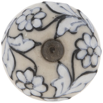 Ivory Floral Knob | Hobby Lobby | 2243434