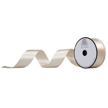 Ivory Double-Face Satin Ribbon - 1 1/2" | Hobby Lobby | 697383