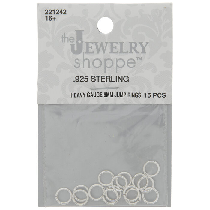 Sterling Silver Heavy Gauge Jump Rings | Hobby Lobby