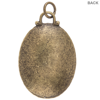 Rainbow Rhinestone Oval Pendant | Hobby Lobby | 233692