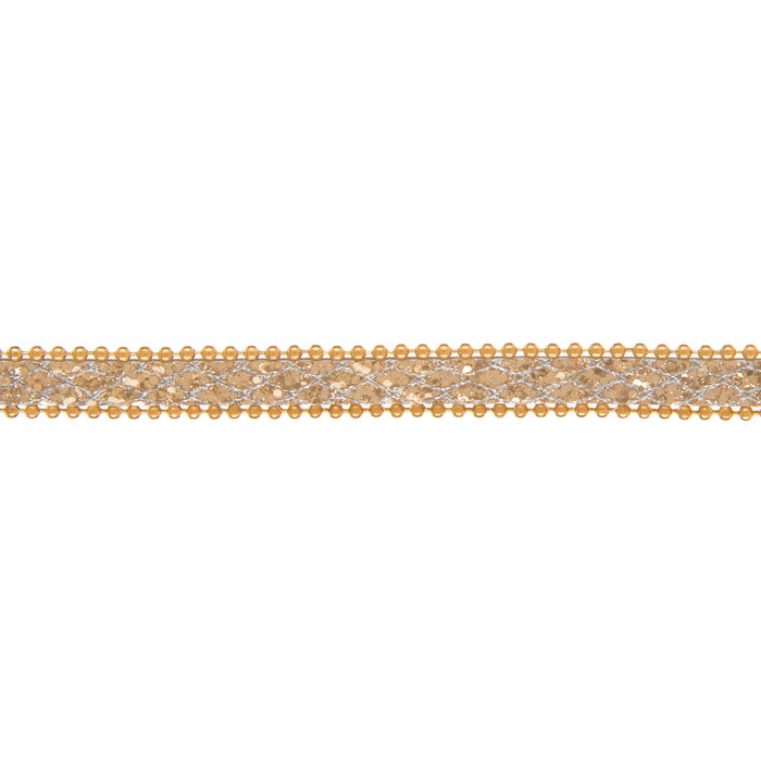 Beaded Edge Snake Print Trim - 1/4" | Hobby Lobby