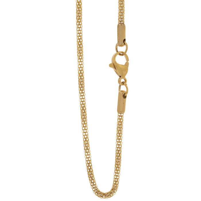 18K Gold Plated Stainless Steel Mesh Chain Necklace - 18" | Hobby Lobby ...