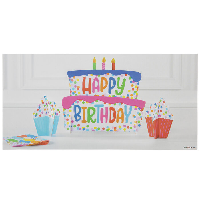 Confetti Happy Birthday Table Decor | Hobby Lobby | 2234789