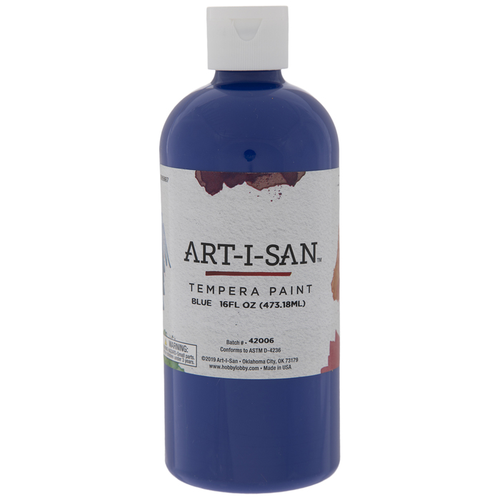 Blue Tempera Paint | Hobby Lobby | 1395987