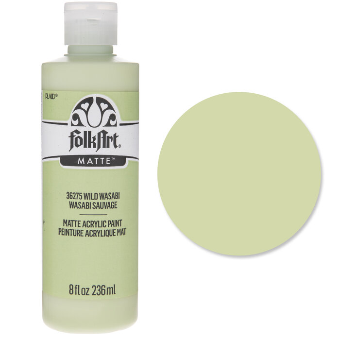 Wild Wasabi FolkArt Matte Acrylic Paint - 8 Ounce | Hobby Lobby | 2181527