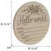 Hello World Wood Wall Decor | Hobby Lobby | 2075810