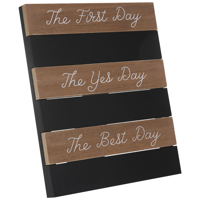 The First Day Chalkboard Wood Decor | Hobby Lobby | 2022960