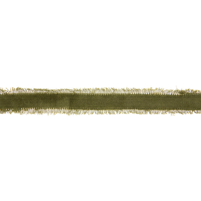 Green Frayed Edge Velvet Trim - 7/8" | Hobby Lobby | 2092328