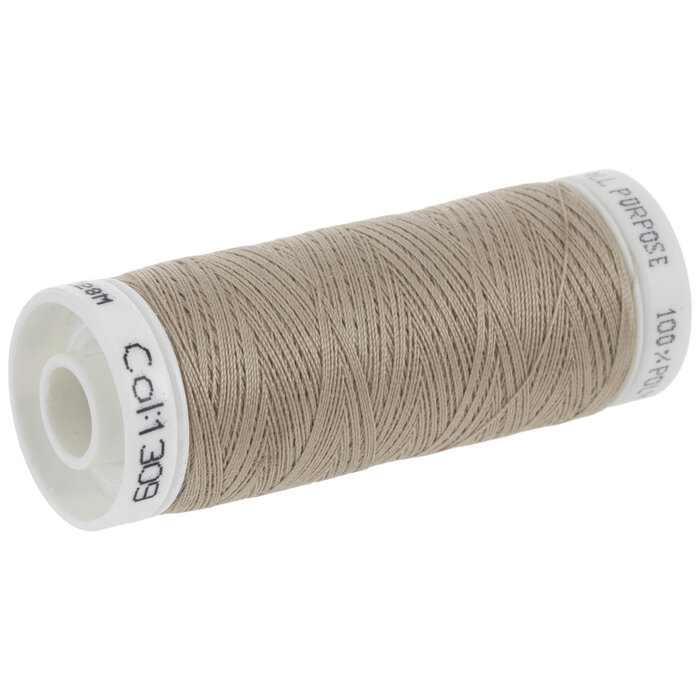 1309 Greige All Purpose Polyester Thread | Hobby Lobby | 1256148