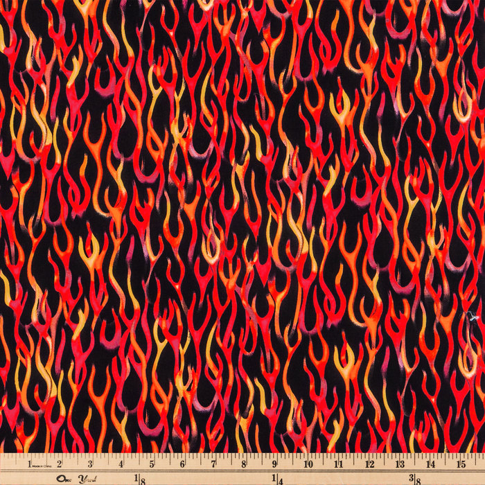 Flames Cotton Calico Fabric | Hobby Lobby | 497453