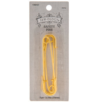 Gold Safety Pins - 70mm | Hobby Lobby | 1769157