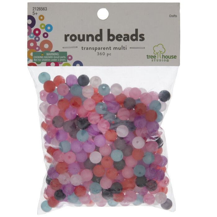 Transparent Multi Round Beads - 8mm | Hobby Lobby | 2126563