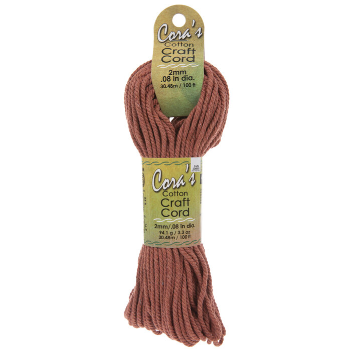 Brick Cora's Cotton Craft Cord - 2mm | Hobby Lobby | 2248003