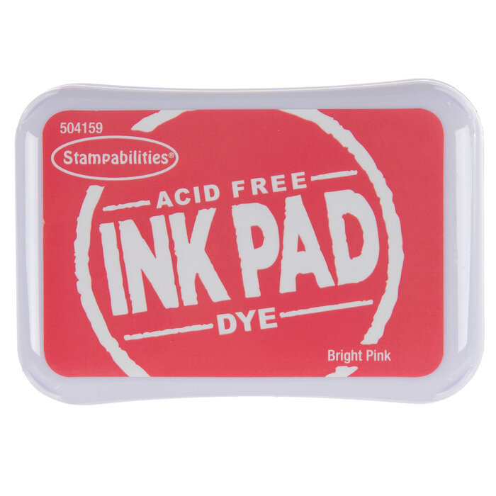 Bright Pink Stampabilities Dye Ink Pad | Hobby Lobby | 504159