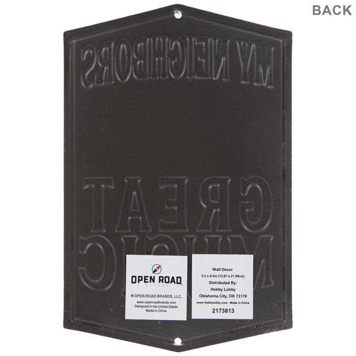 My Neighbors Are Listening Metal Sign | Hobby Lobby | 2173813