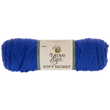 Bright Blue Yarn Bee Soft Secret Yarn | Hobby Lobby | 473827