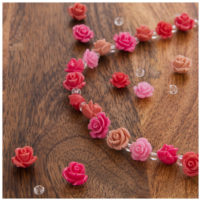 Pink Rose Bead Strand | Hobby Lobby | 2194561