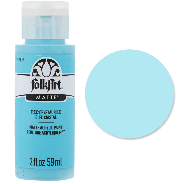 Crystal Blue FolkArt Acrylic Paint | Hobby Lobby | 2106227