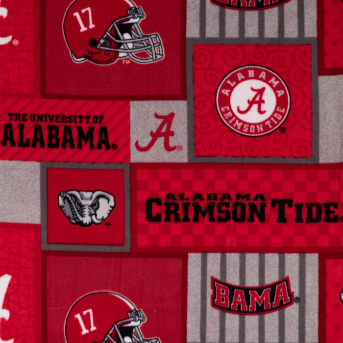 Alabama Block Collegiate Fleece Fabric | Hobby Lobby | 951343