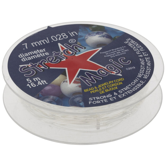 Clear Stretch Magic Bead & Jewelry Cord - 0.7mm - 16' | Hobby Lobby ...