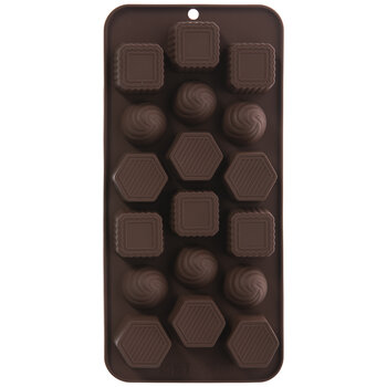 Mixed Shapes Silicone Chocolate Mold | Hobby Lobby | 2052330