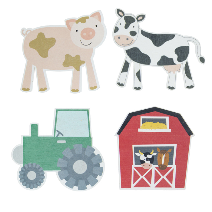 Farm Painted Wood Shapes | Hobby Lobby | 1519743