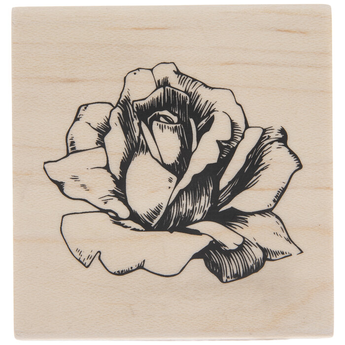 Rose Rubber Stamp | Hobby Lobby | 2133098