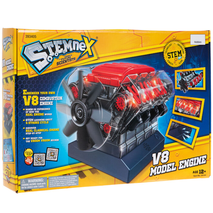 Stemnex V-8 Engine Model Kit | Hobby Lobby | 393405