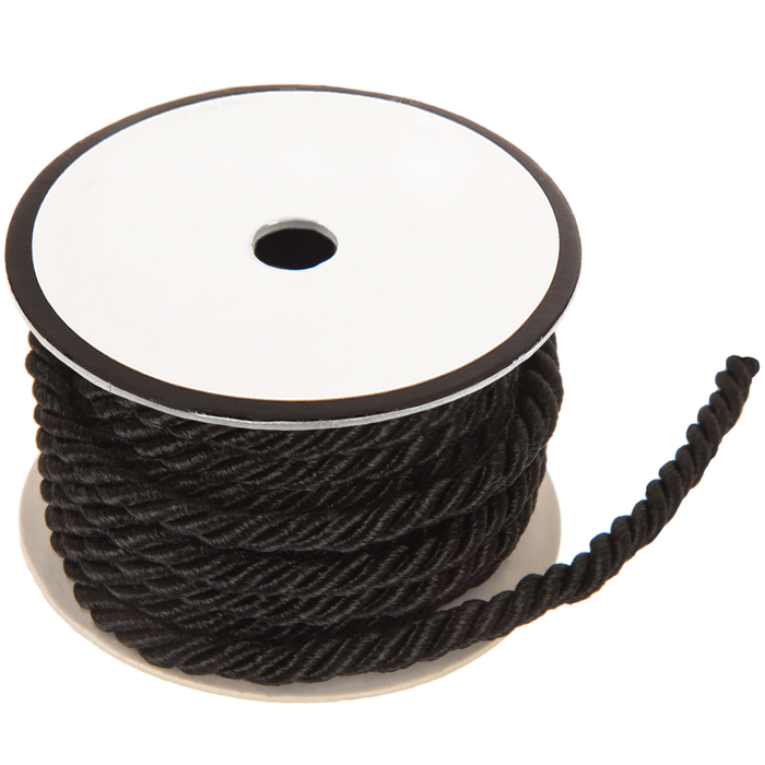 Black Twisted Cord Trim - 5mm | Hobby Lobby | 347500